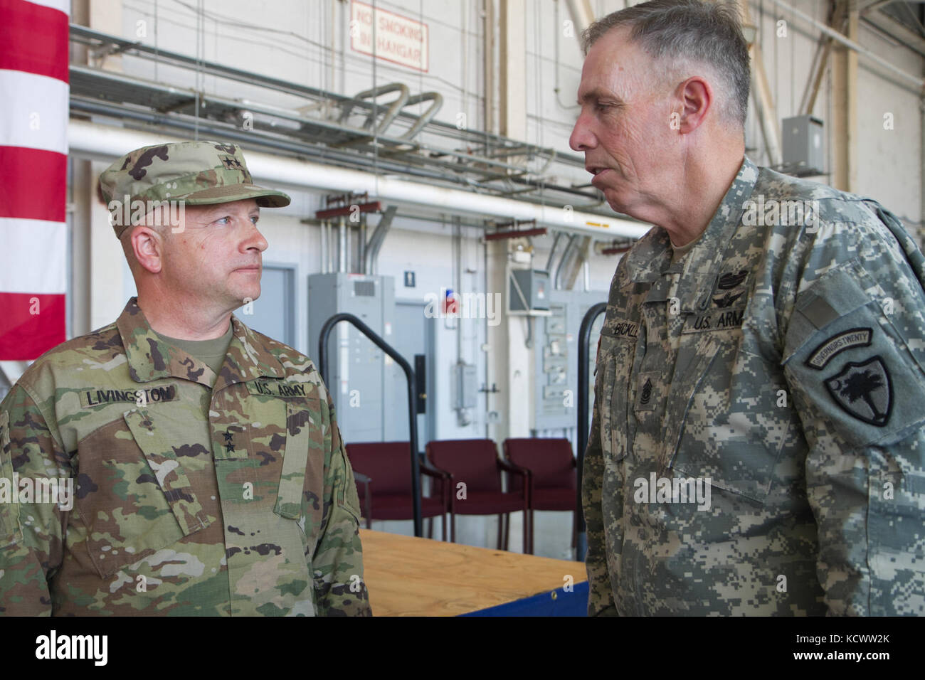 U.S. Army Command Sergeant Major Robert H. Brickley, state command ...