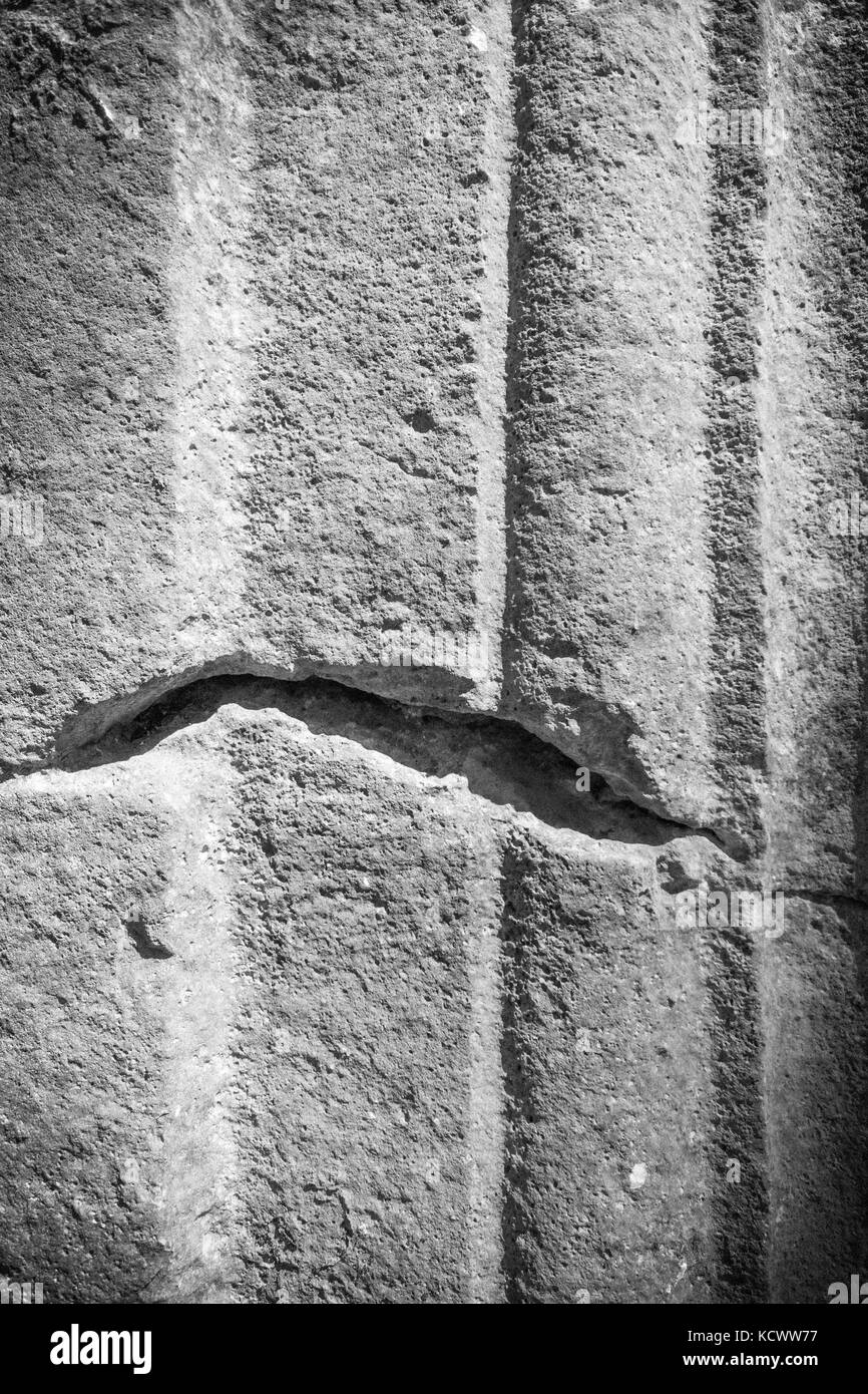 Rock broken Black and White Stock Photos & Images - Alamy