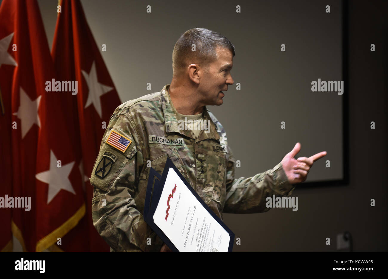 U.S. Army Lt. Gen. Jeffrey S. Buchanan, U.S. Army North (Fifth Army ...