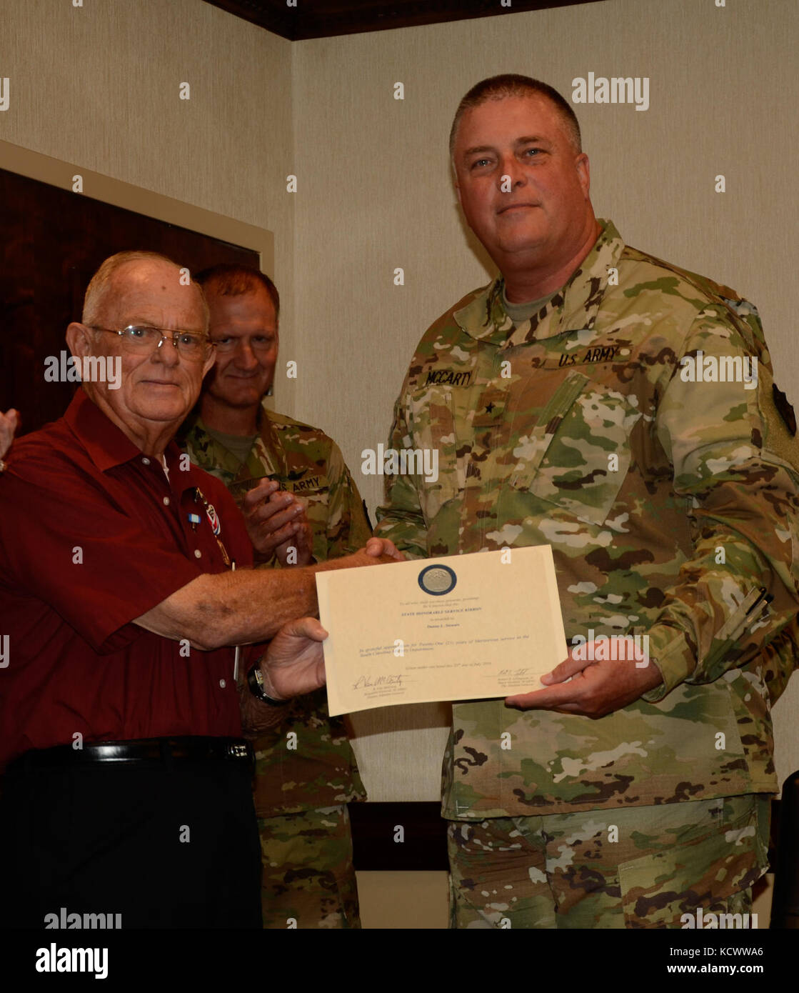 Danny Stewart, State Operations Chief of Staff, was recognized for 21 ...