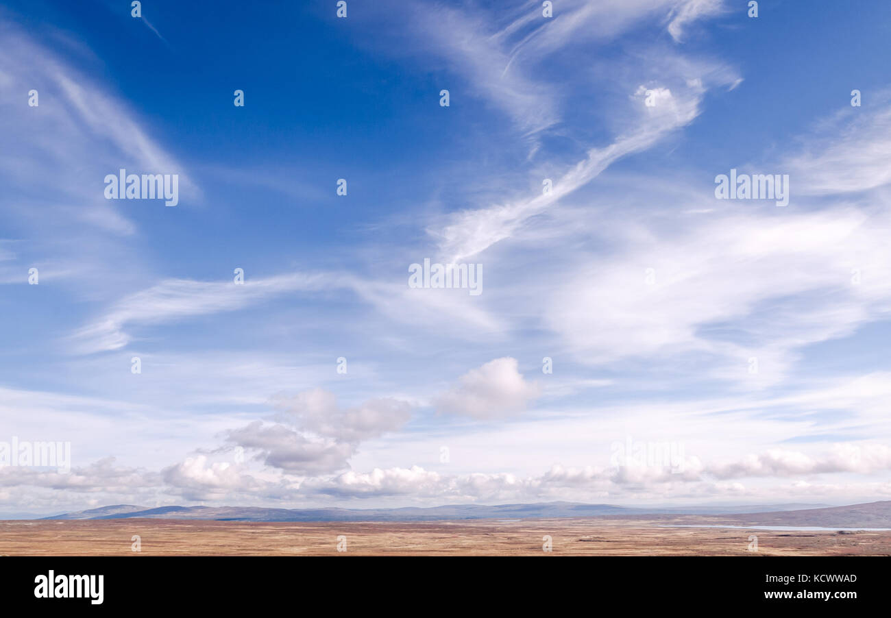 Cloudy sky in loneliness Stock Photo - Alamy