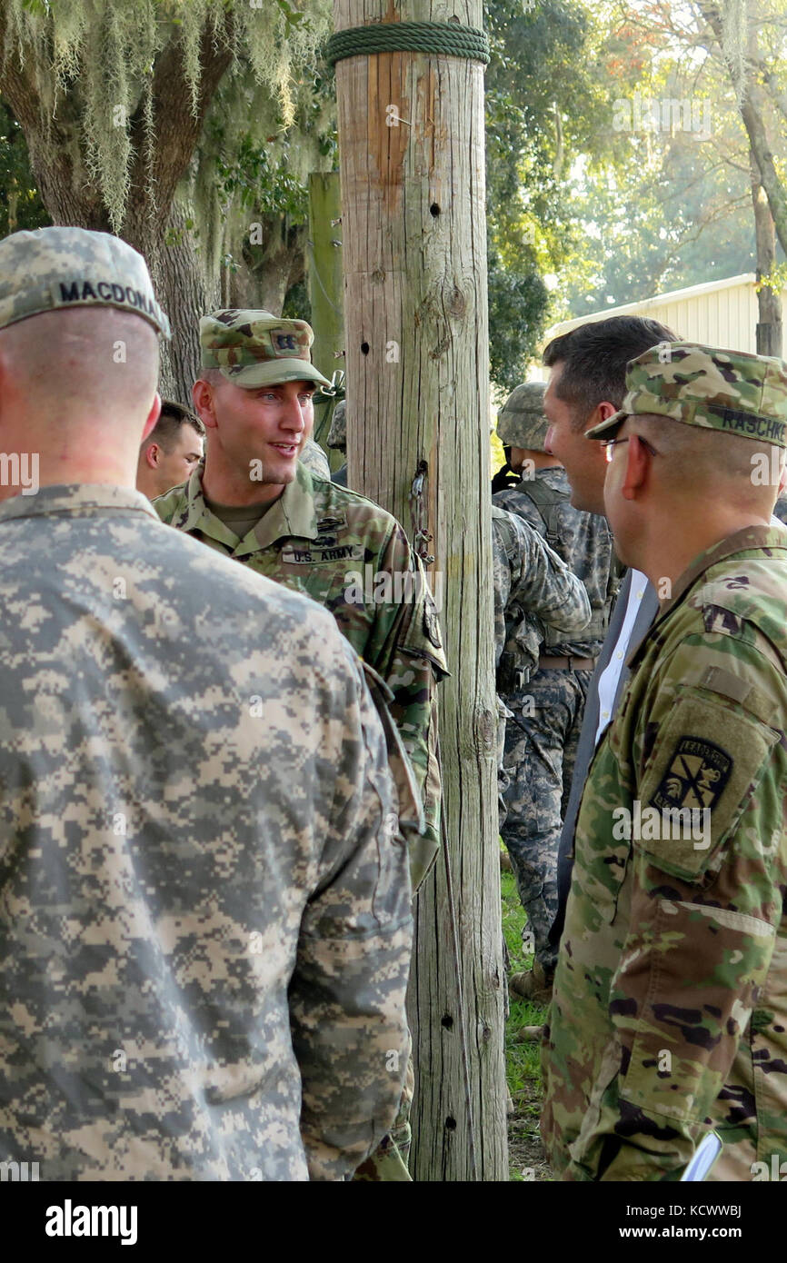 Under Secretary of the Army Mr. Patrick J. Murphy speaks Cadre and with ...