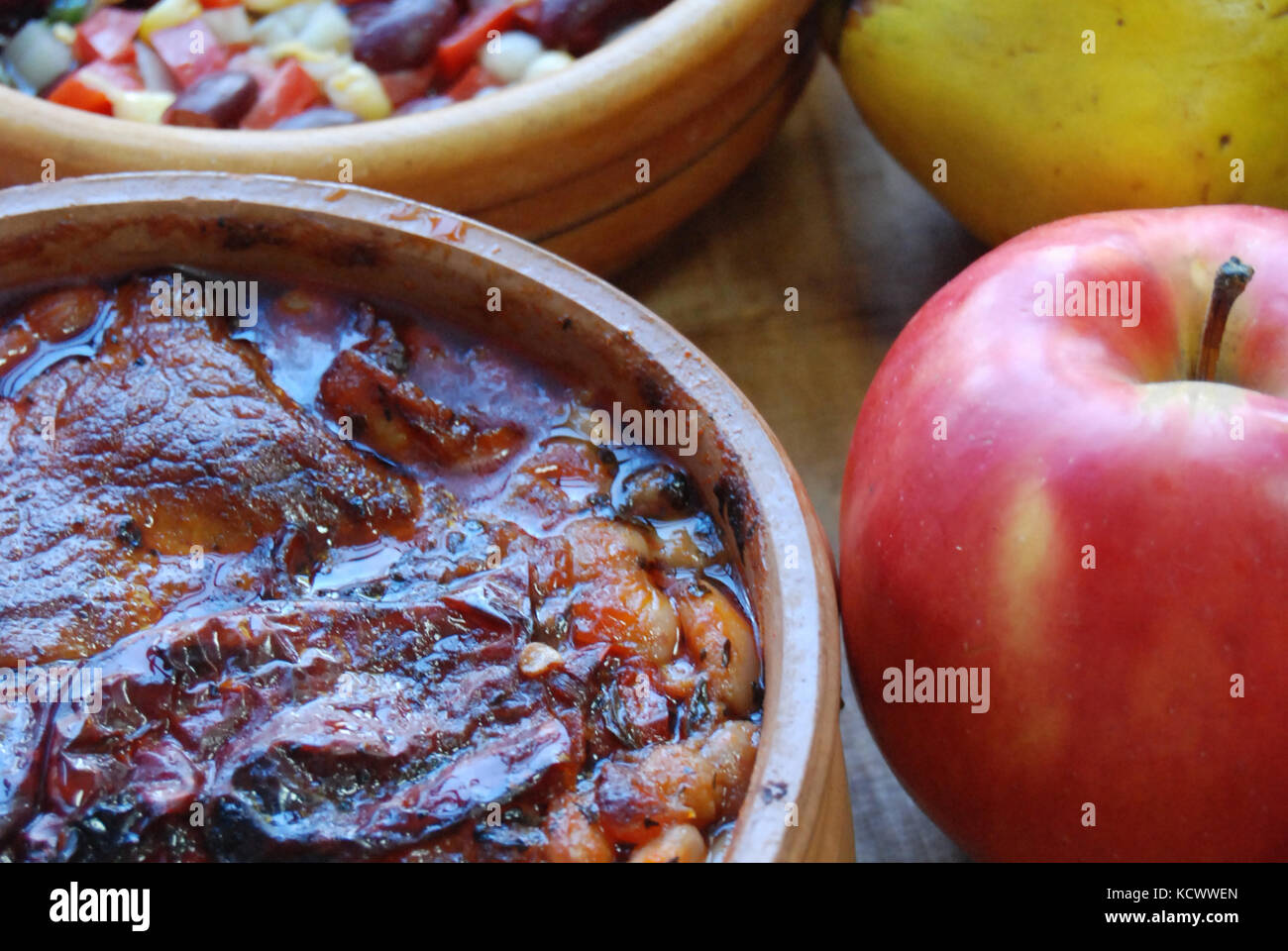 Traditional macedonian and balkans food,picture of a Stock Photo - Alamy