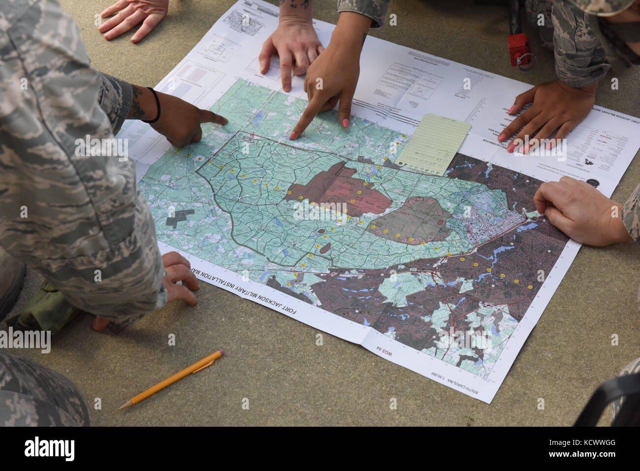 Members of the South Carolina National Guard Pre-Mobilization Training ...