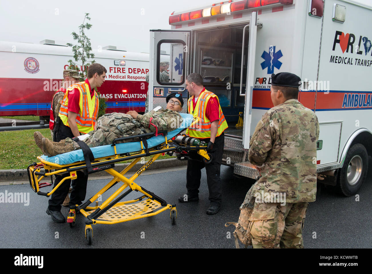 First responder from multiple hospitals, fire departments and law ...