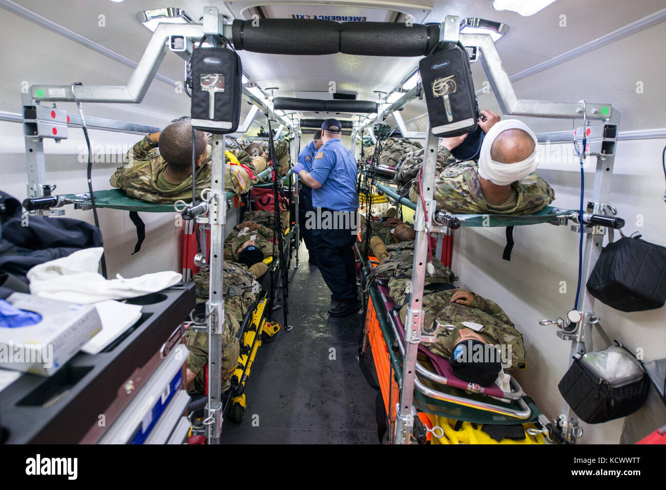 Lexington County Emergency Medical Services personnel secure basic ...
