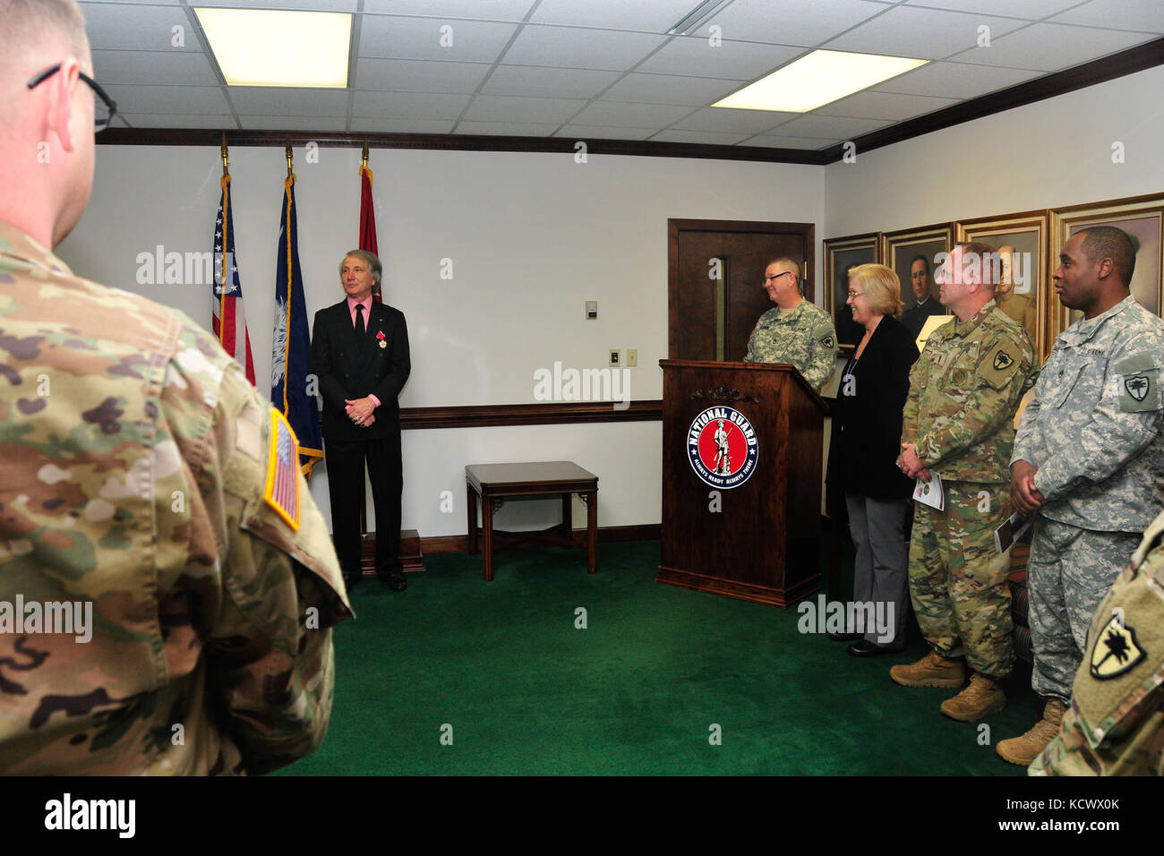U.S. Army Chief Warrant Officer 4 James P. Jernigan celebrates his ...