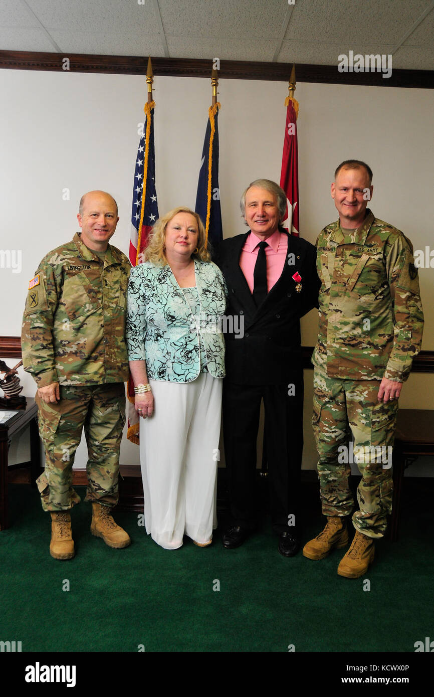 U.S. Army Chief Warrant Officer 4 James P. Jernigan celebrates his ...