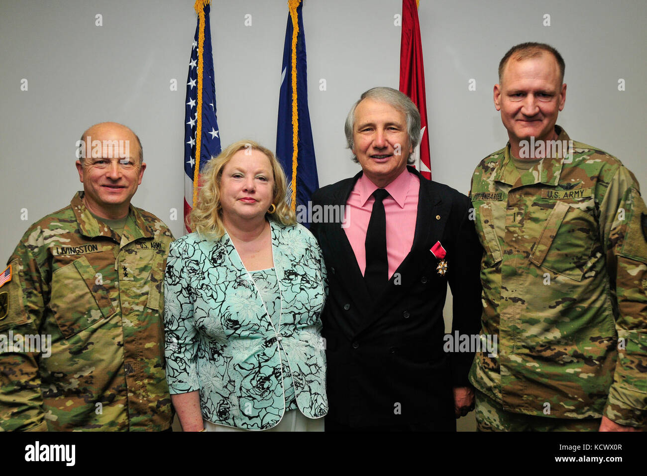 U.S. Army Chief Warrant Officer 4 James P. Jernigan celebrates his ...
