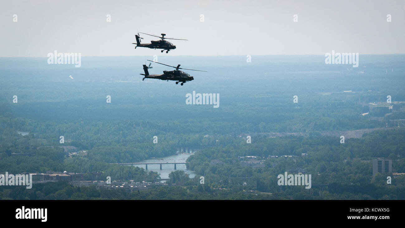 South Carolina Army National Guard AH-64D Apache helicopters from the 1 ...