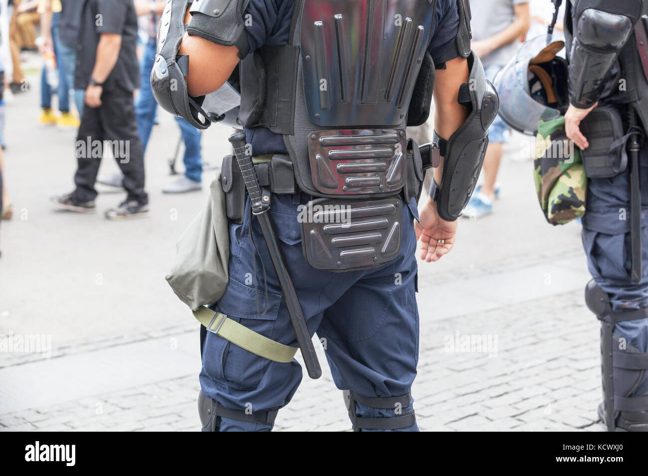 Police officers on duty. Counter-terrorism Stock Photo - Alamy