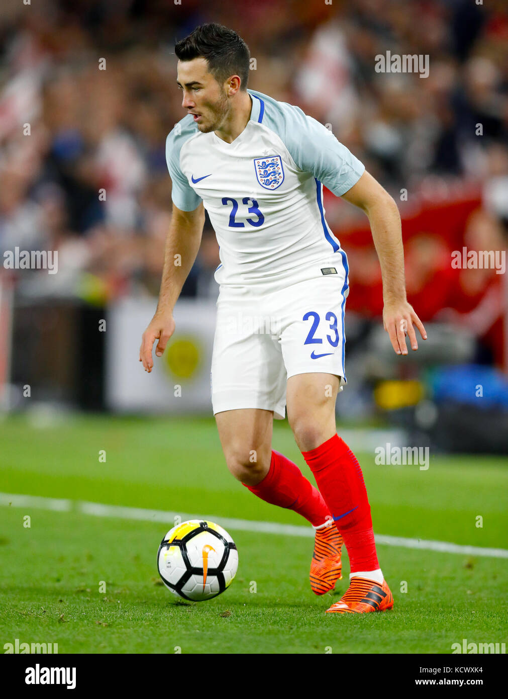 England's Jack Harrison during the 2019 UEFA Euro U21 Qualifying, Group ...