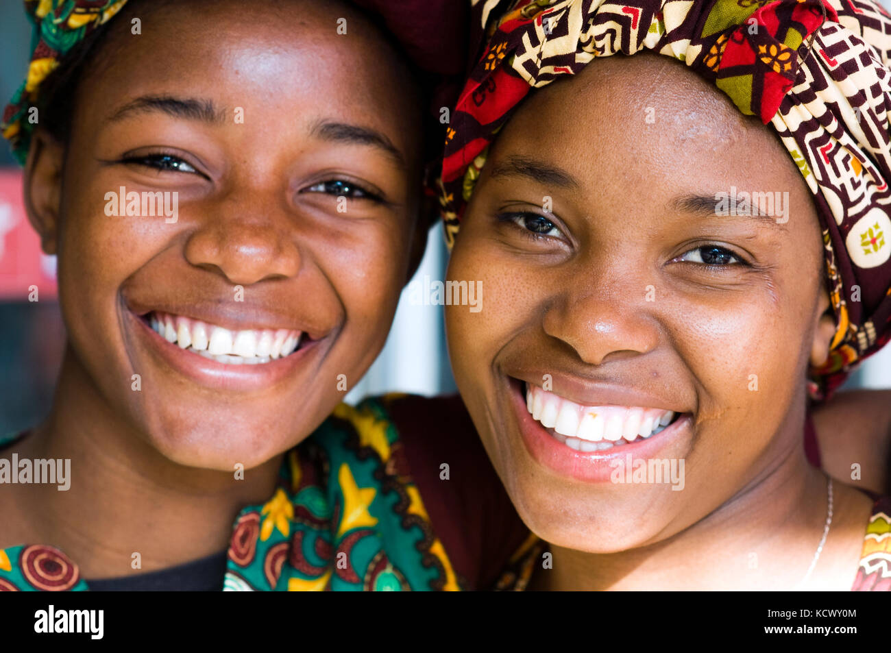 two young women in Maputo, Mozambique Stock Photo - Alamy