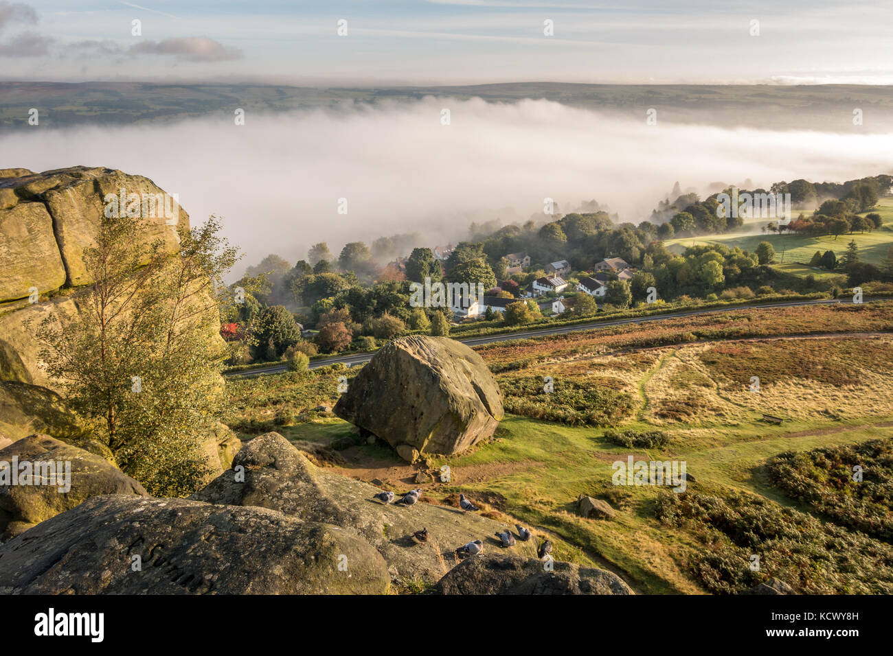 Ilkley cow and calf rocks hi-res stock photography and images - Alamy