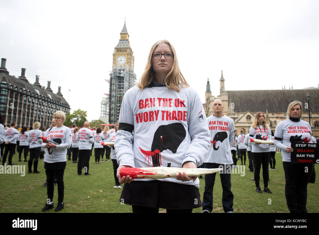Ivory poaching protest hi-res stock photography and images - Alamy