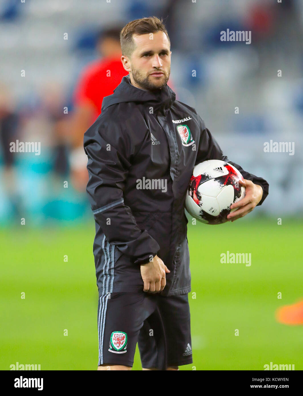 Wales Masseur Chris Senior during the 2018 FIFA World Cup Qualifying ...