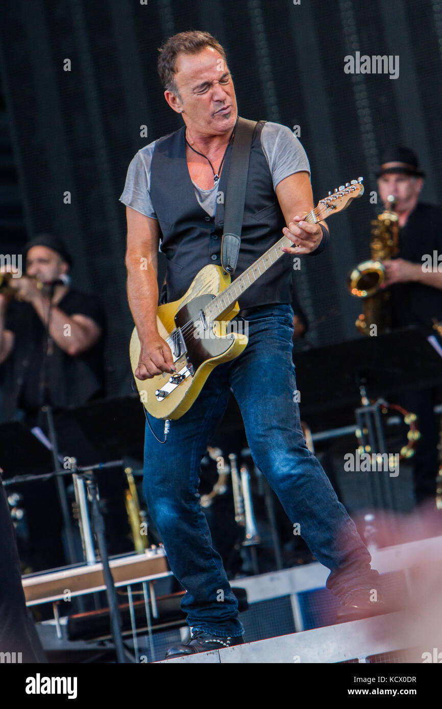 Zurich Switzerland. 09th July 2012. Bruce Springsteen performs live on ...