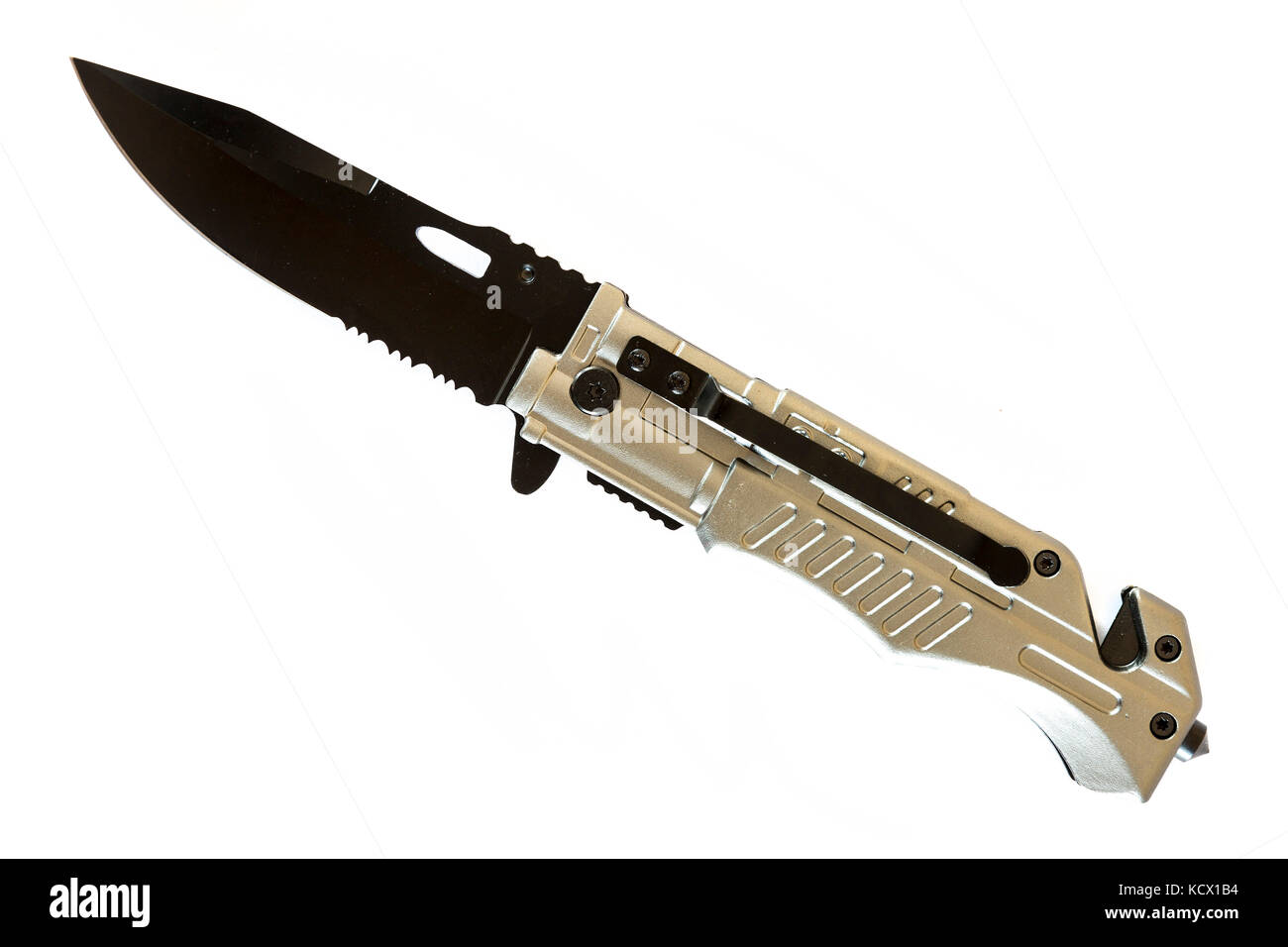 Knife isolated on a white background. Studio shot Stock Photo - Alamy