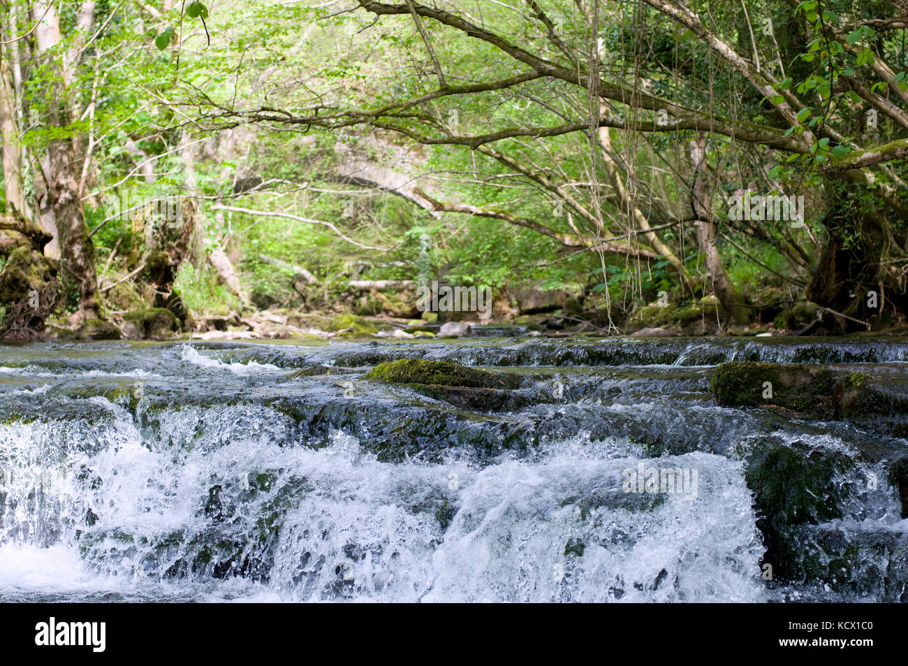 River Usk Brecon Beacons South Wales Stock Photo - Alamy