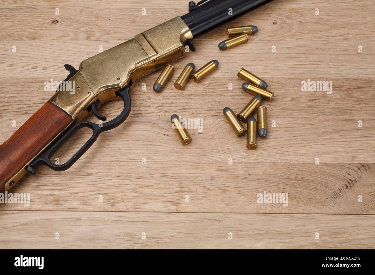 Lever Action Breech Loading Rifle High Resolution Stock Photography and ...