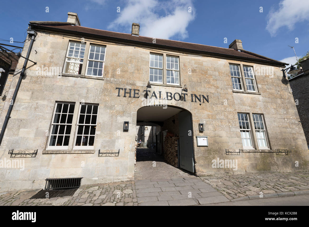 The Talbot Inn, Mells, Somerset, England, United Kingdom, Europe Stock ...