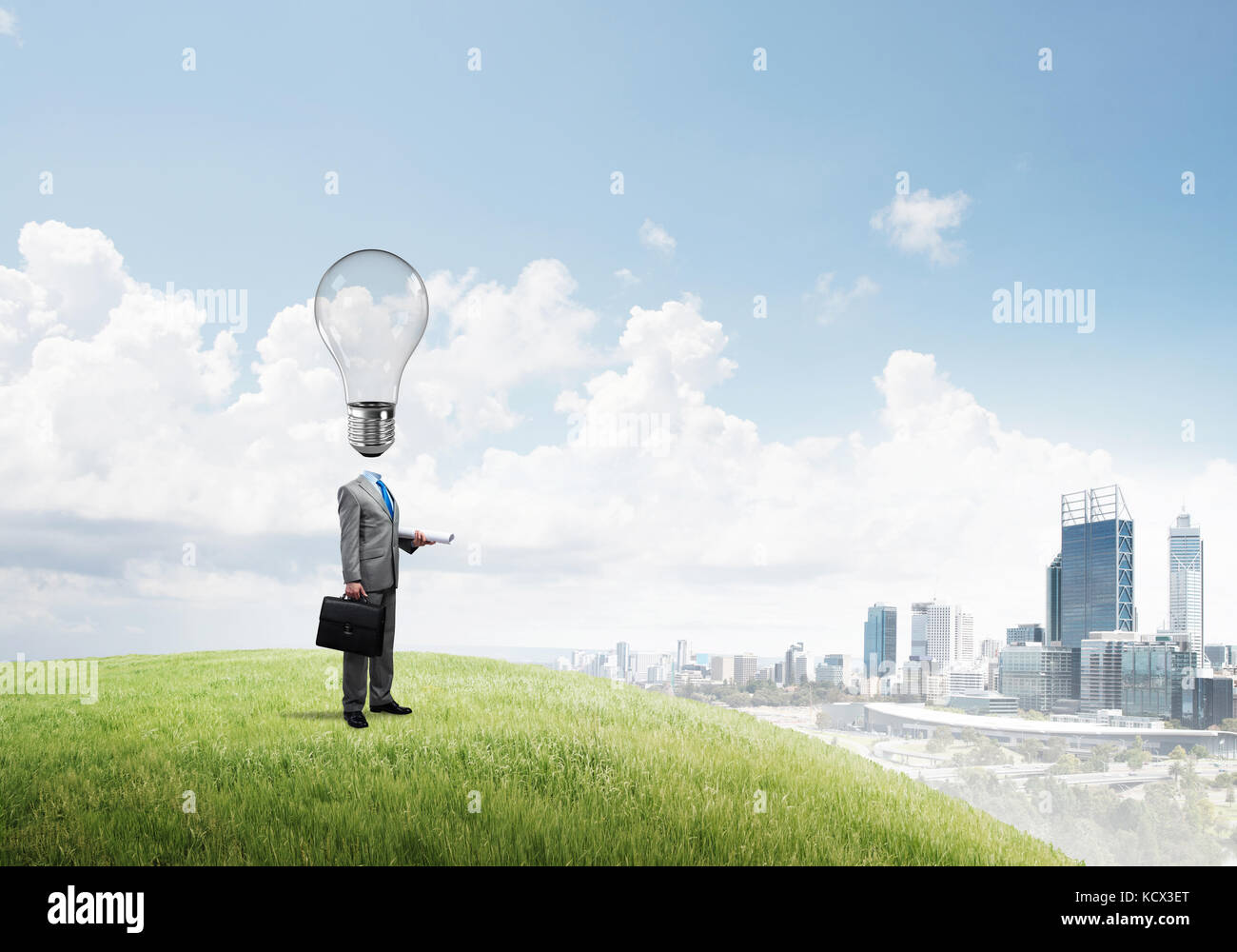 Man of creative ideas Stock Photo - Alamy