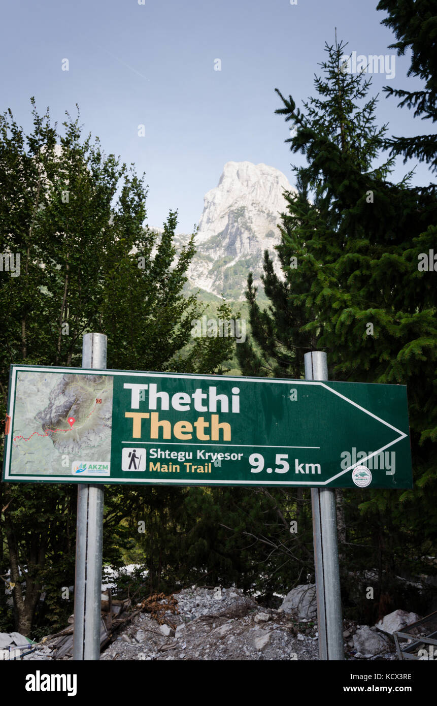 Valbone to theth hi-res stock photography and images - Alamy