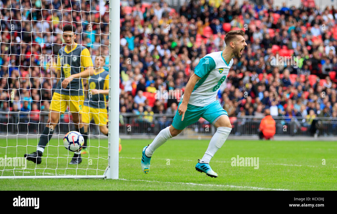 Goal game pictured ee wembley cup final wembley stadium connected hi ...