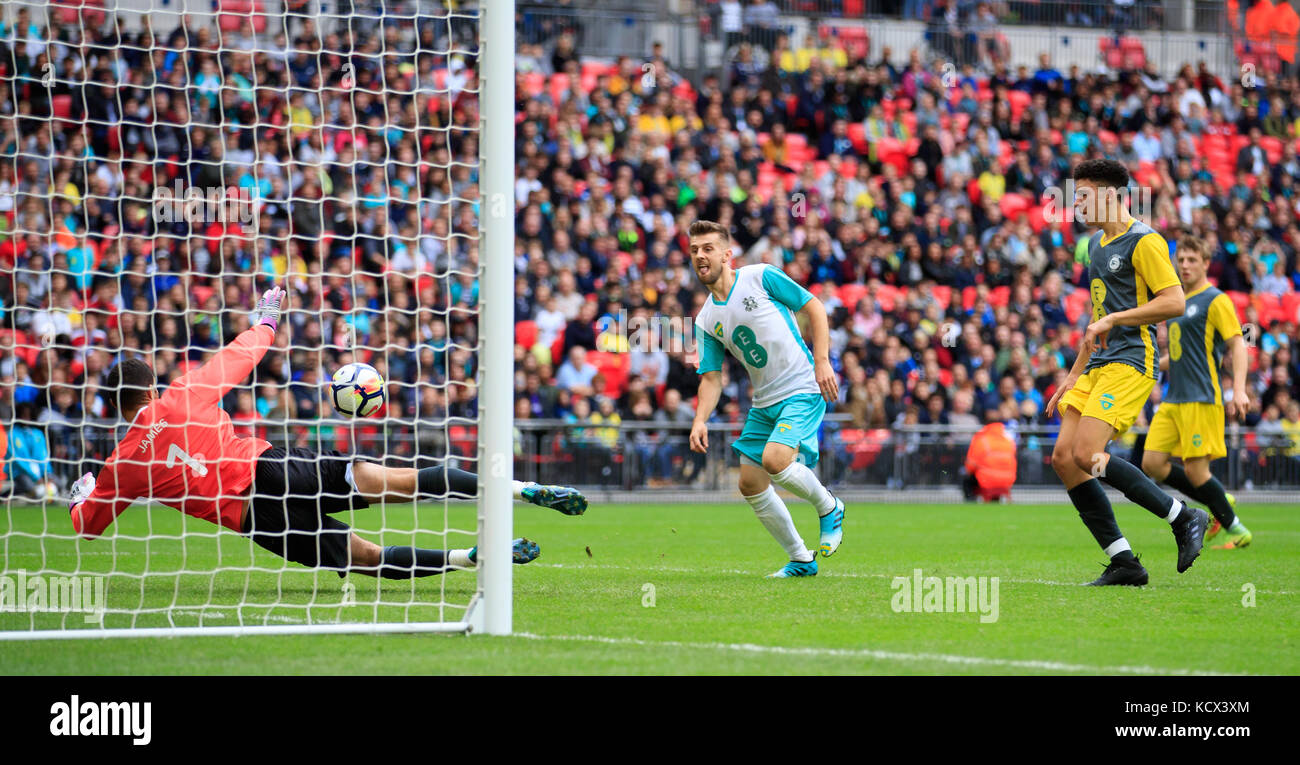 Goal game pictured ee wembley cup final wembley stadium connected hi ...