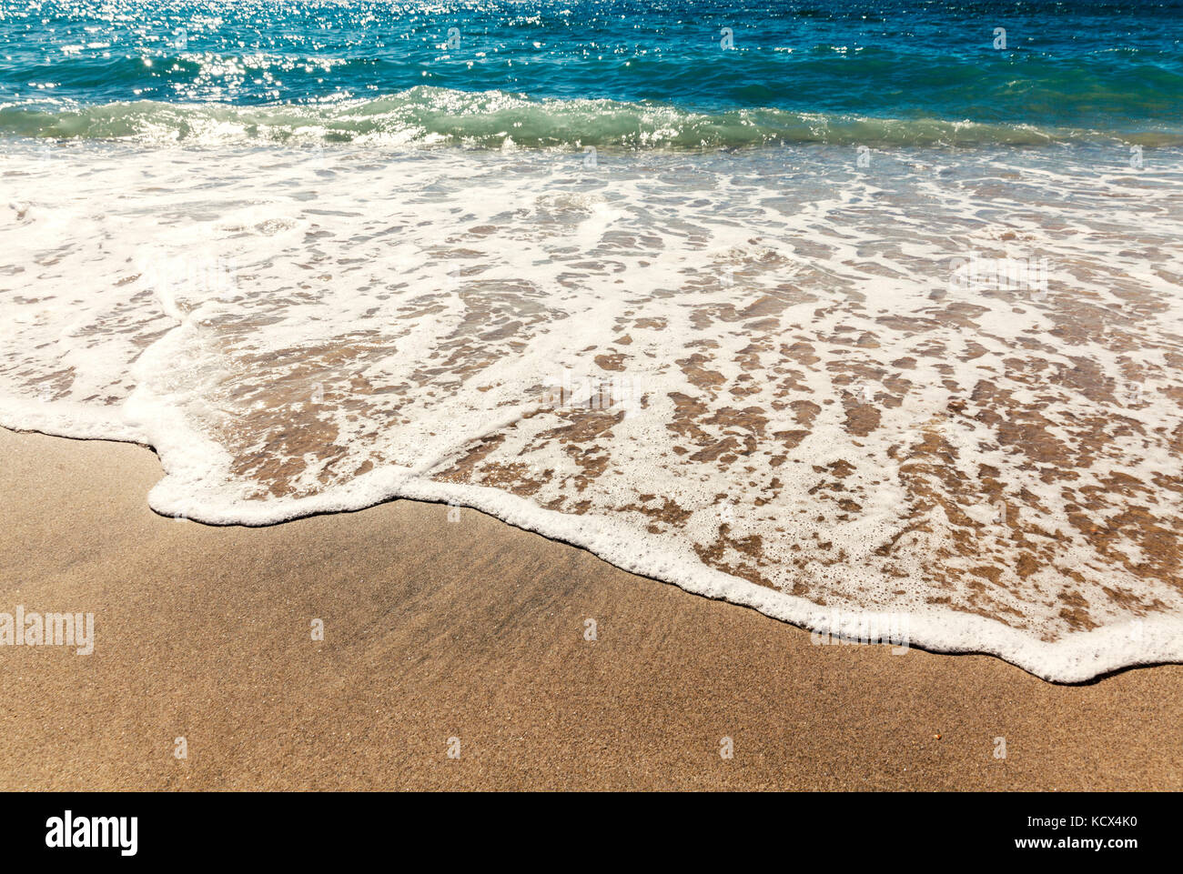 water splashing in blue sea Stock Photo - Alamy