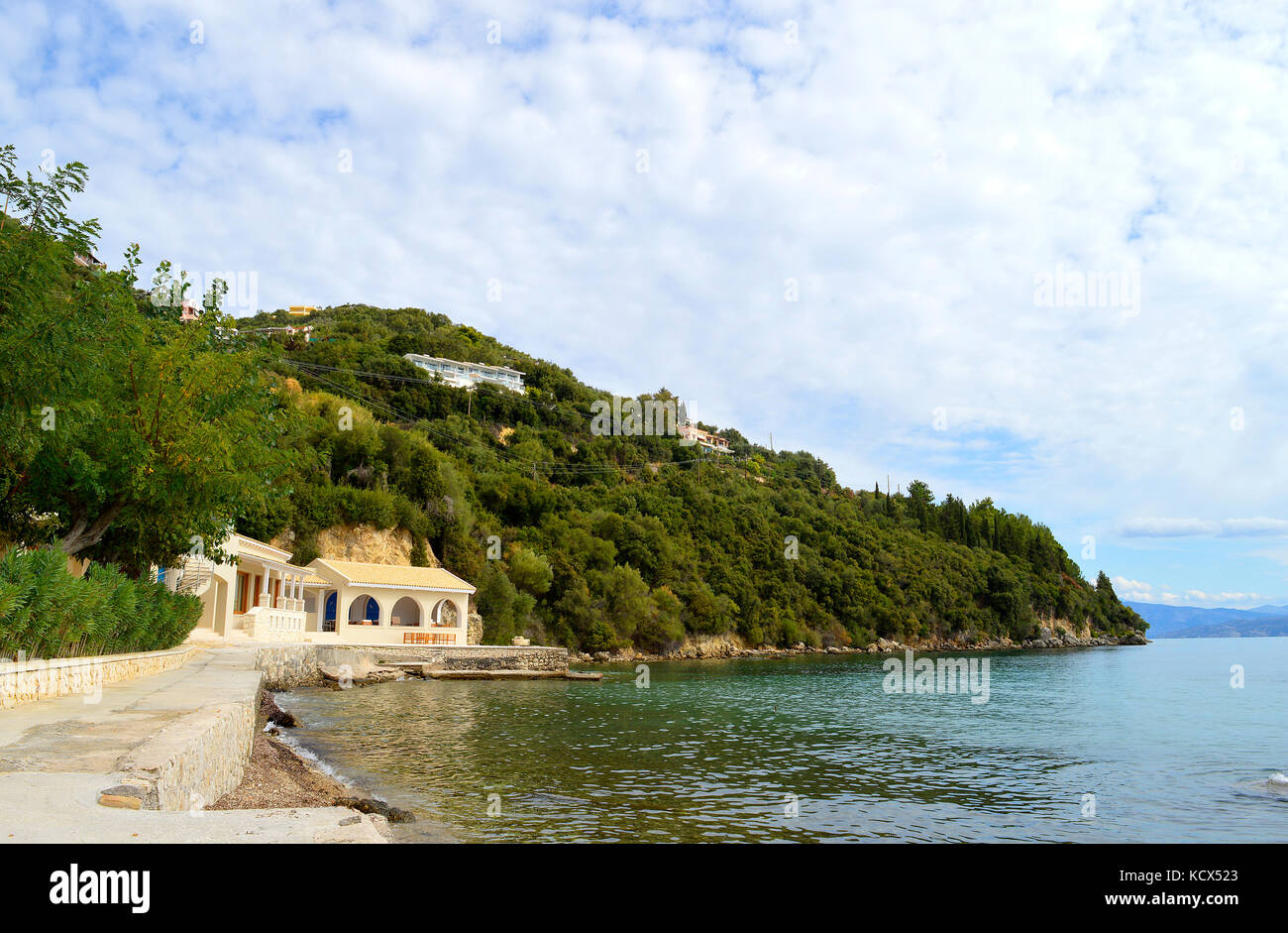 Ipsos Beach in Corfu a Greek island in the Ionian sea Stock Photo - Alamy