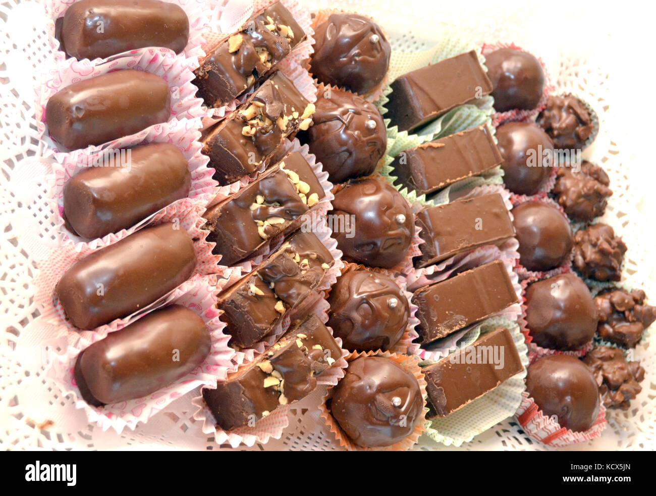 picture of a delicious homemade bonbons - sweet food Stock Photo - Alamy