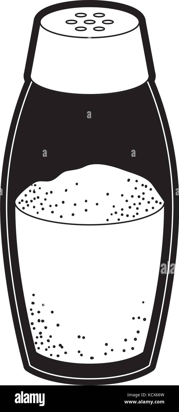 salt container icon black silhouette Stock Vector Image & Art - Alamy