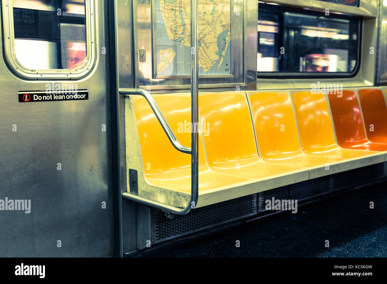 New York City subway car Stock Photo: 162845113 - Alamy