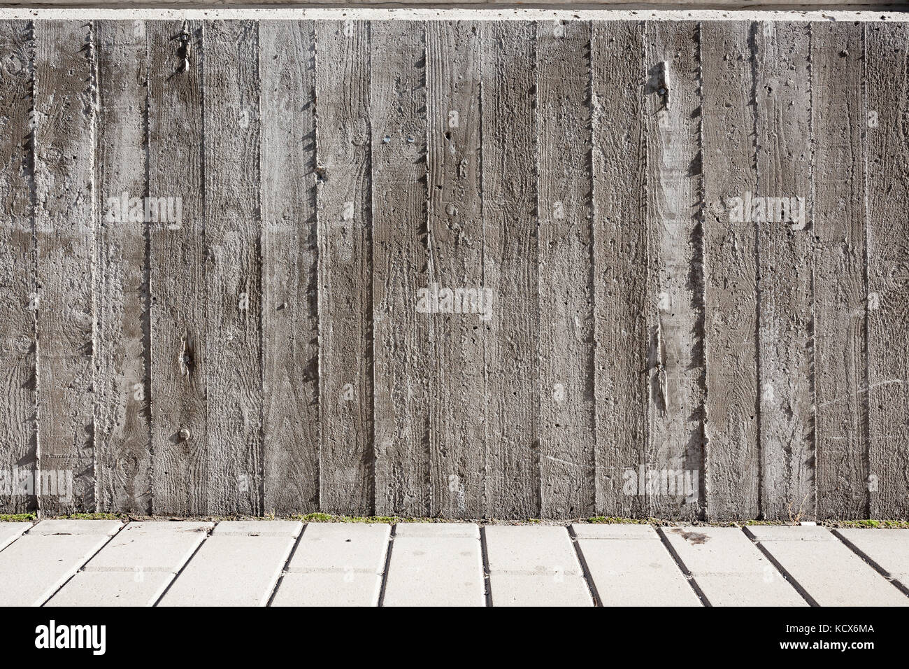 Wood board texture concrete wall Stock Photo - Alamy