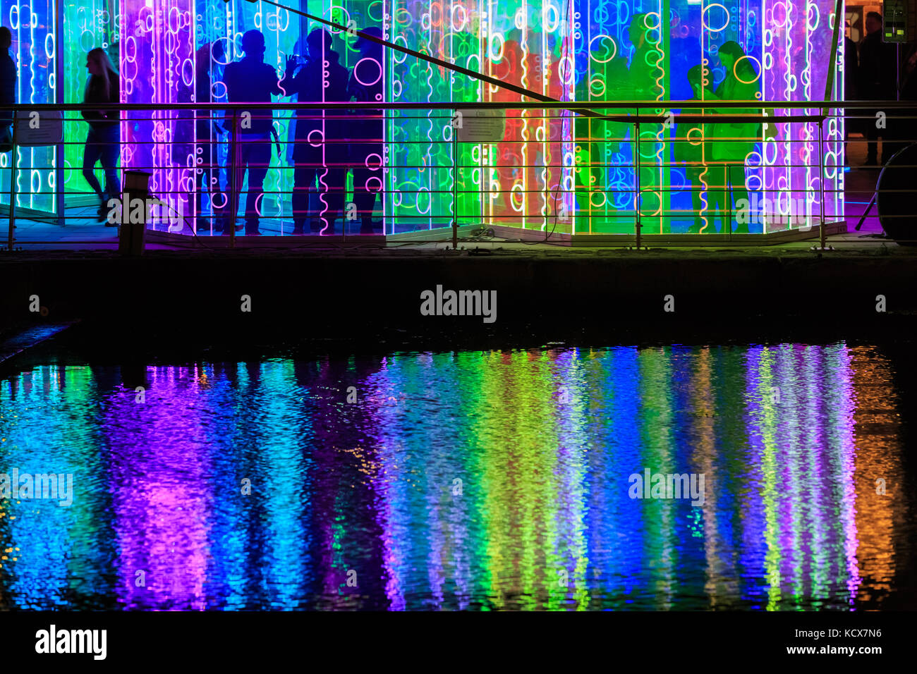 6th Oct 2017, Leeds Night Light, a magical celebration of light and ...