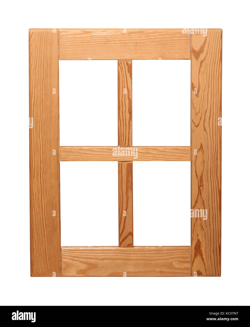 Retro wooden window frame isolated with clipping path included Stock ...