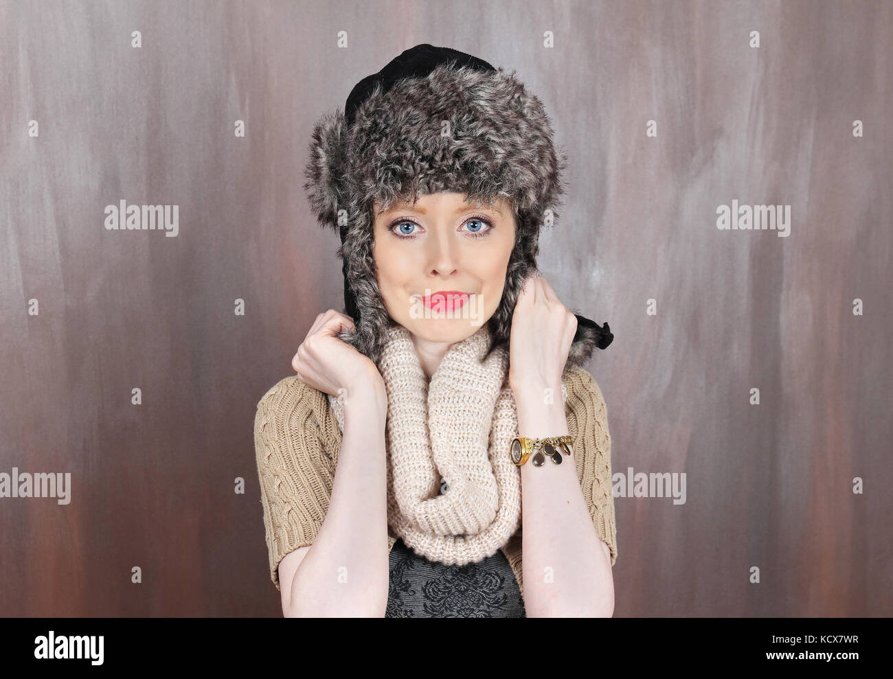 Russian hat ushanka hi-res stock photography and images - Alamy