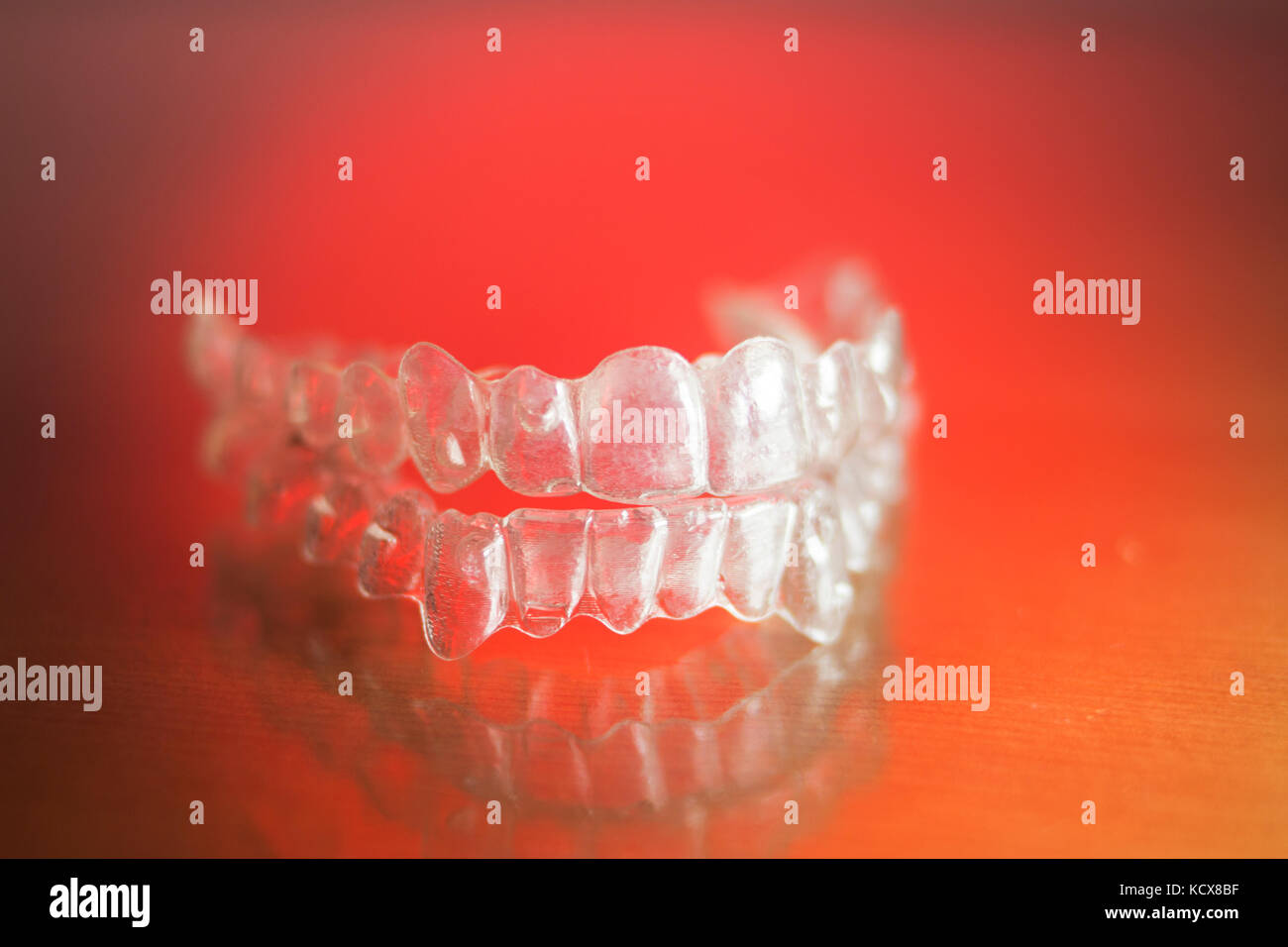 Invisible teeth dental tooth retainer aligner to straighten each tooth ...