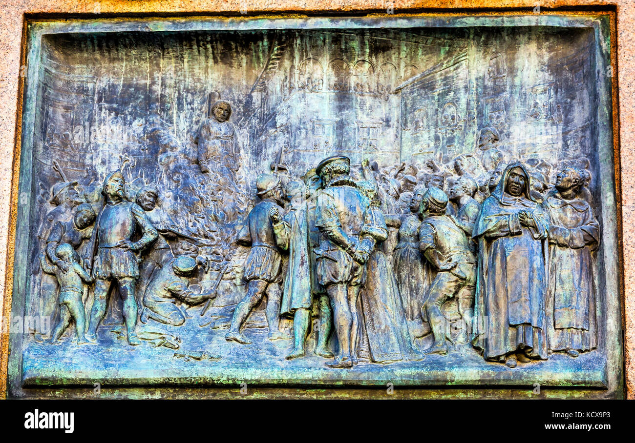 Burned at the stake rome hi-res stock photography and images - Alamy