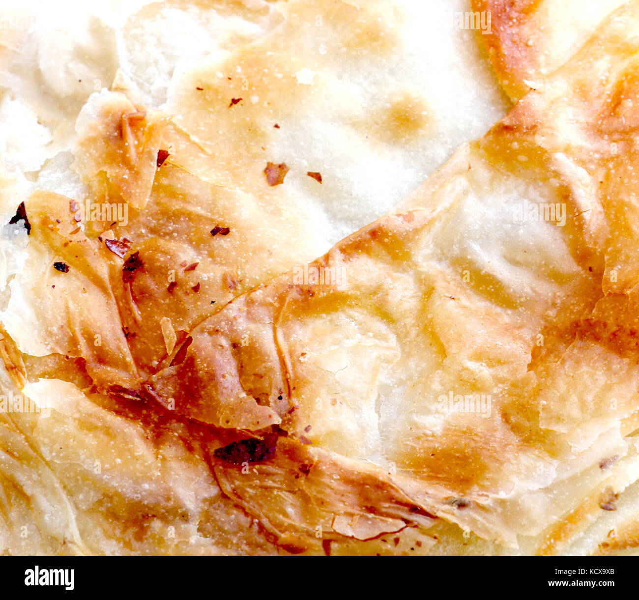 picture of a Burek with meat , a traditional Balkan food Stock Photo ...
