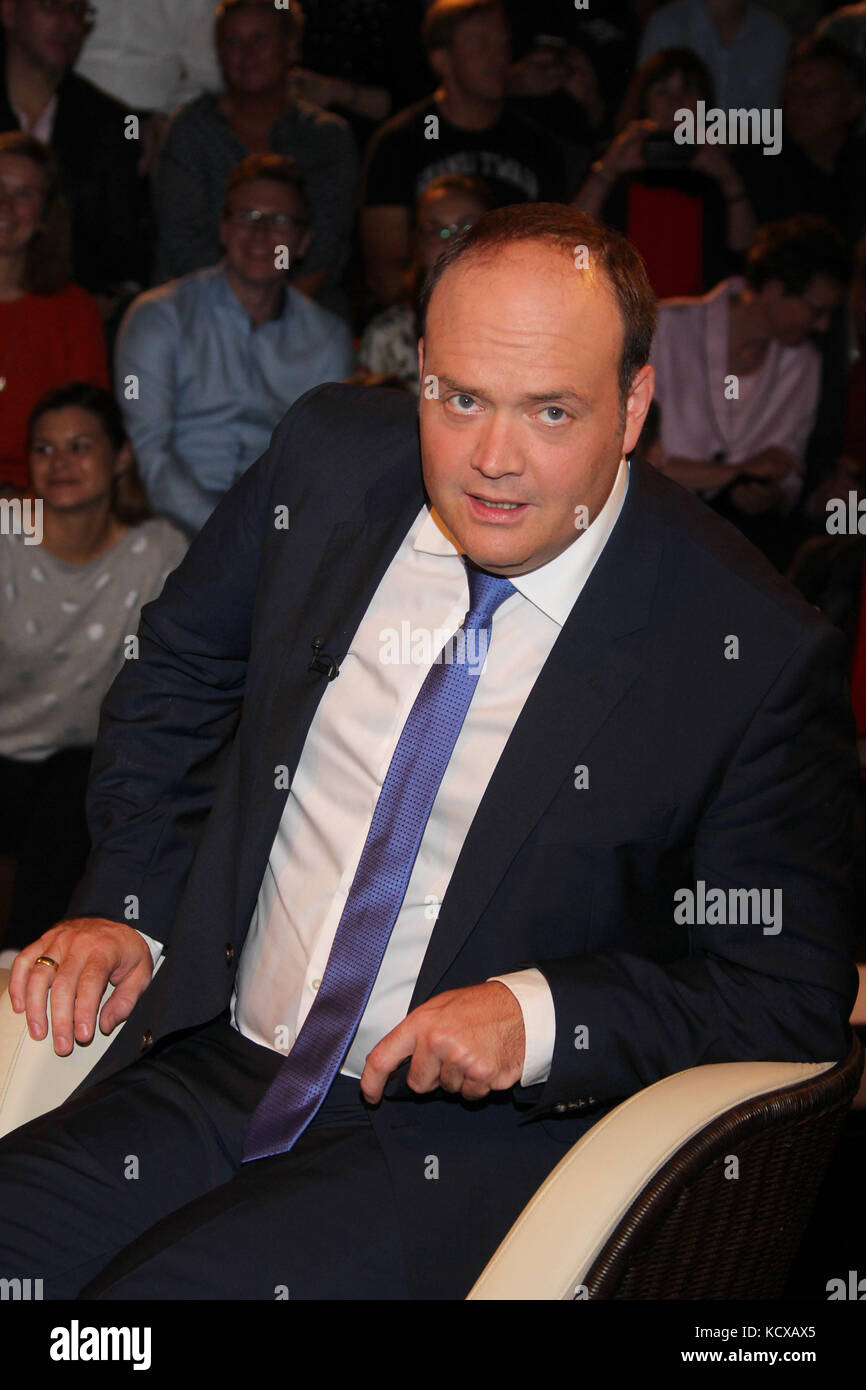 Lanz Talkshow in Hamburg Featuring: Robin Alexander (Journalist, Autor ...