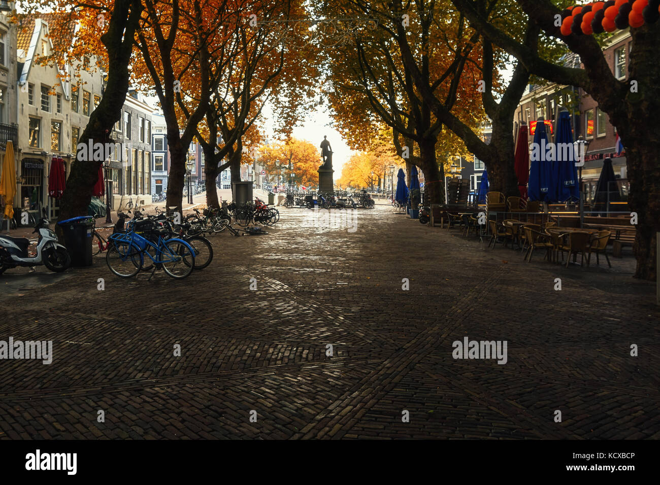 Amsterdam, Netherlands – October 30, 2016: The Thorbeck Square in the ...