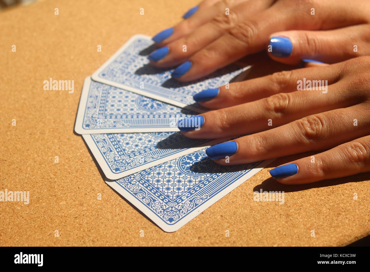 Playing Cards Spread Out High Resolution Stock Photography and Images ...