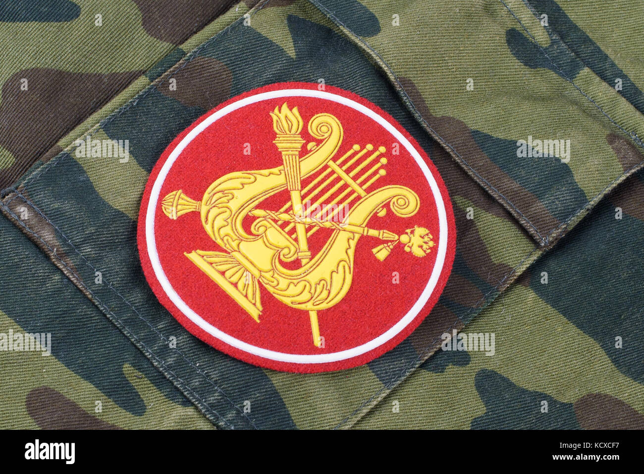 Army band insignia hi-res stock photography and images - Alamy