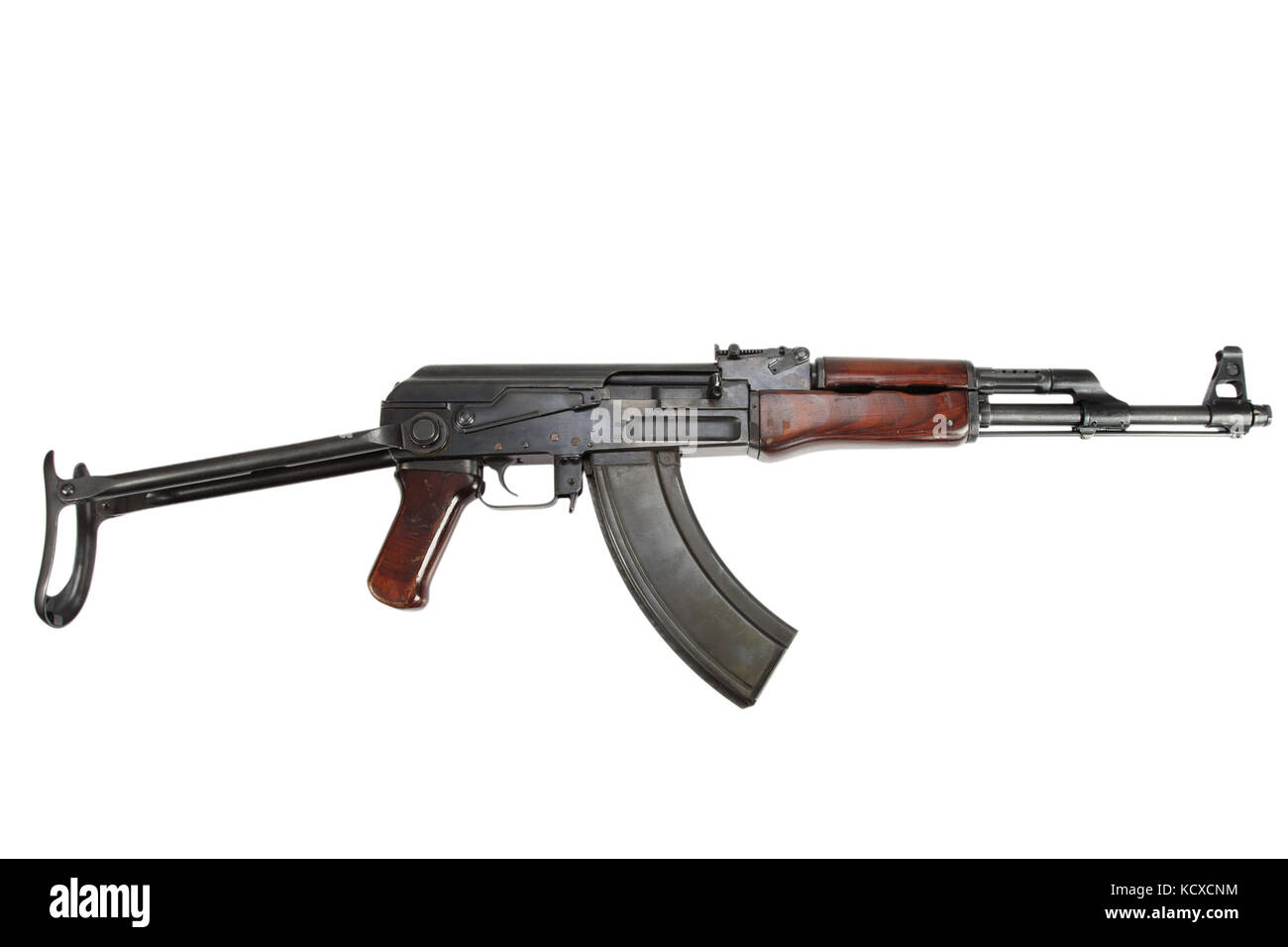 First model AK 47 from 1954 assault rifle isolated on white Stock Photo ...