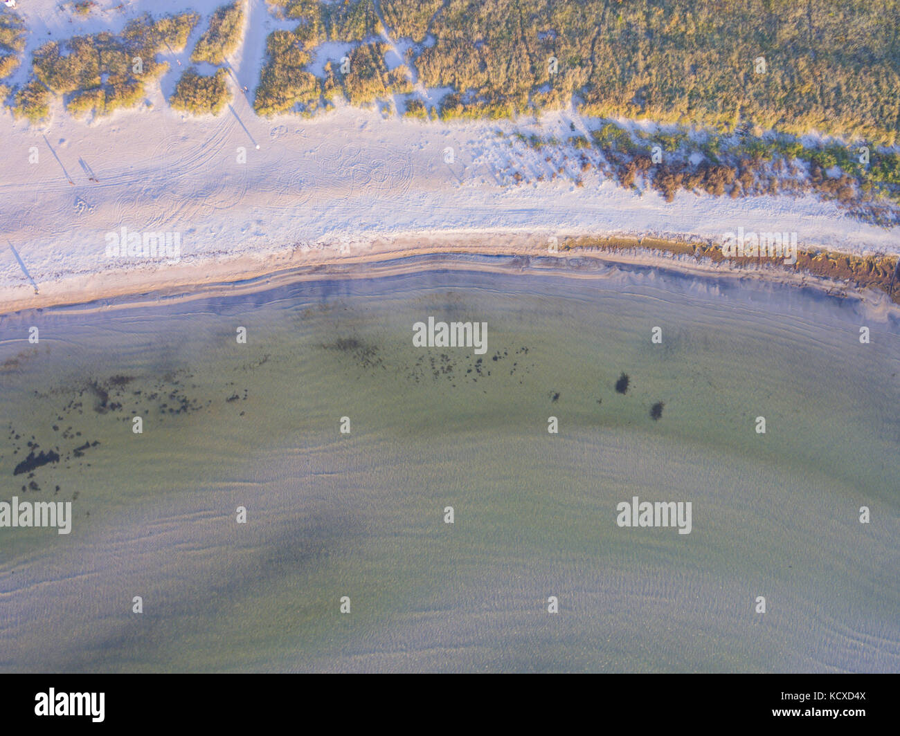 Aerial view landscape of Baltic Sea Stock Photo - Alamy