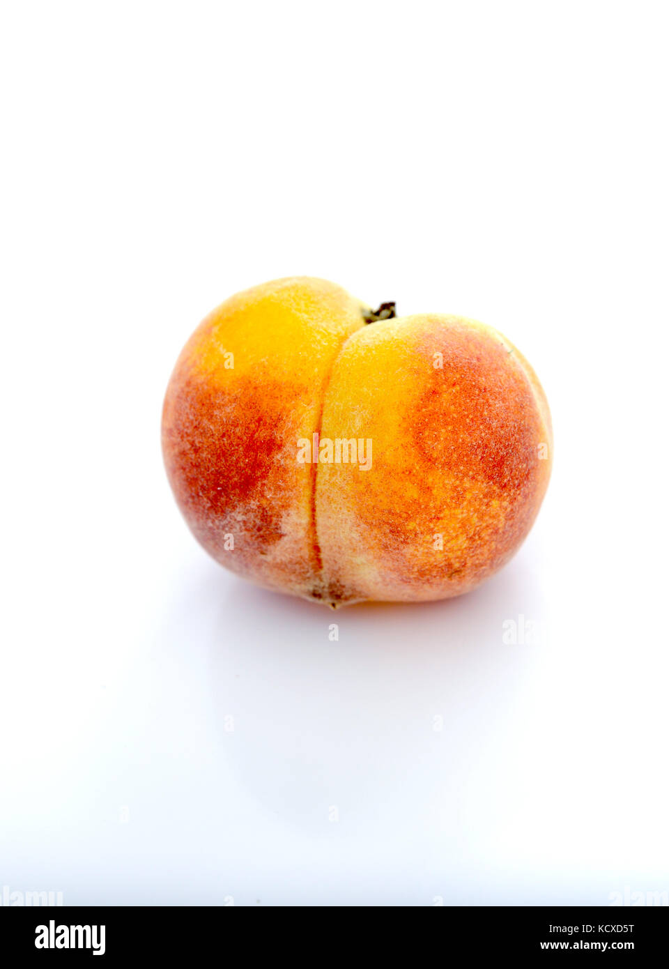 Peach Fruit isolated on white background,image of a Stock Photo - Alamy