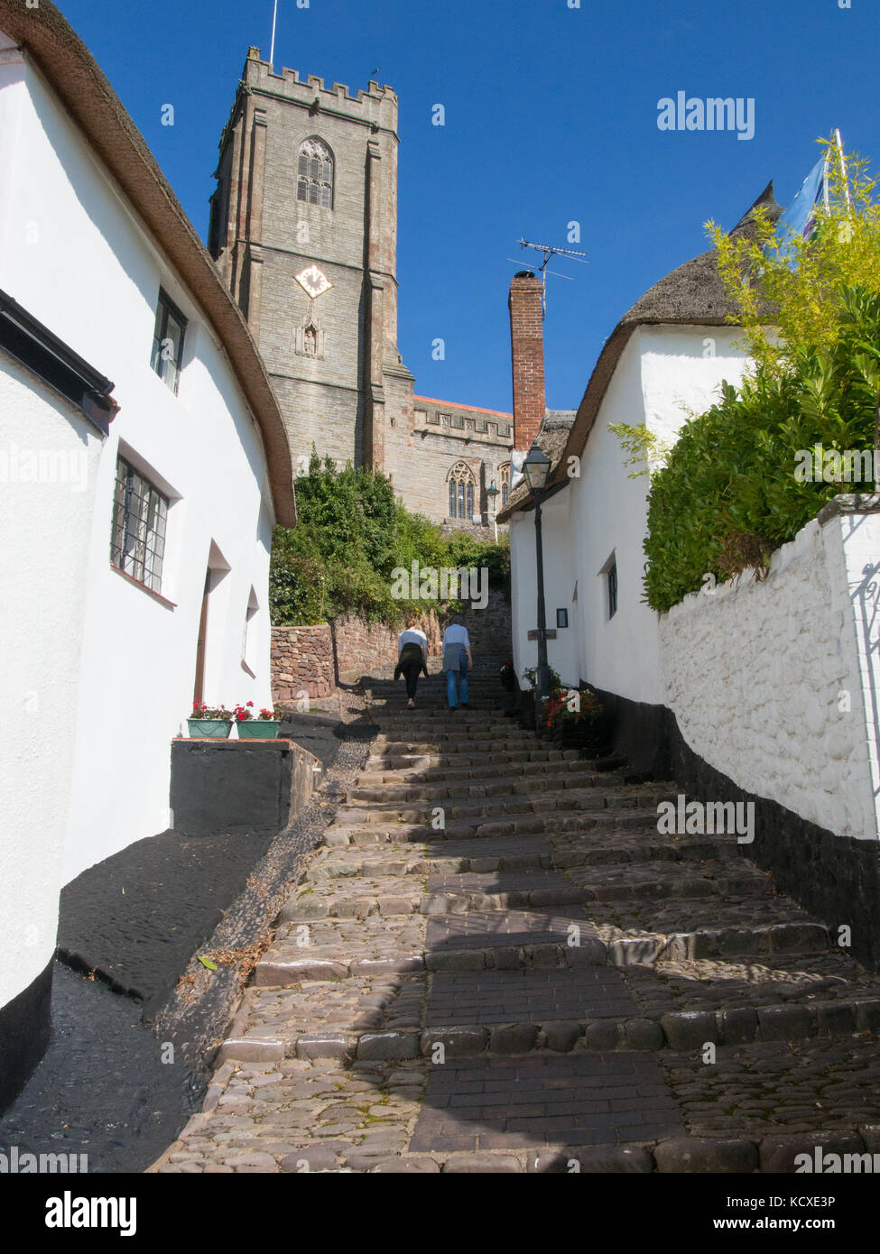 Saint Michael's Church, Minehead, Somerset, from Church Steps Stock ...