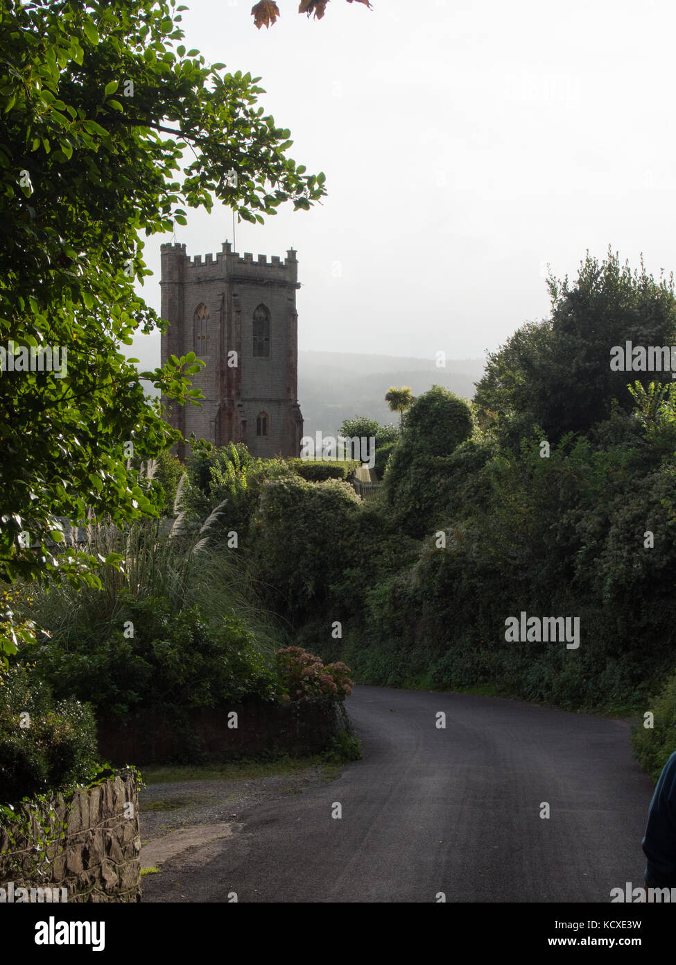 Saint Michael's Church, Minehead, Somerset, from Church Road Stock ...